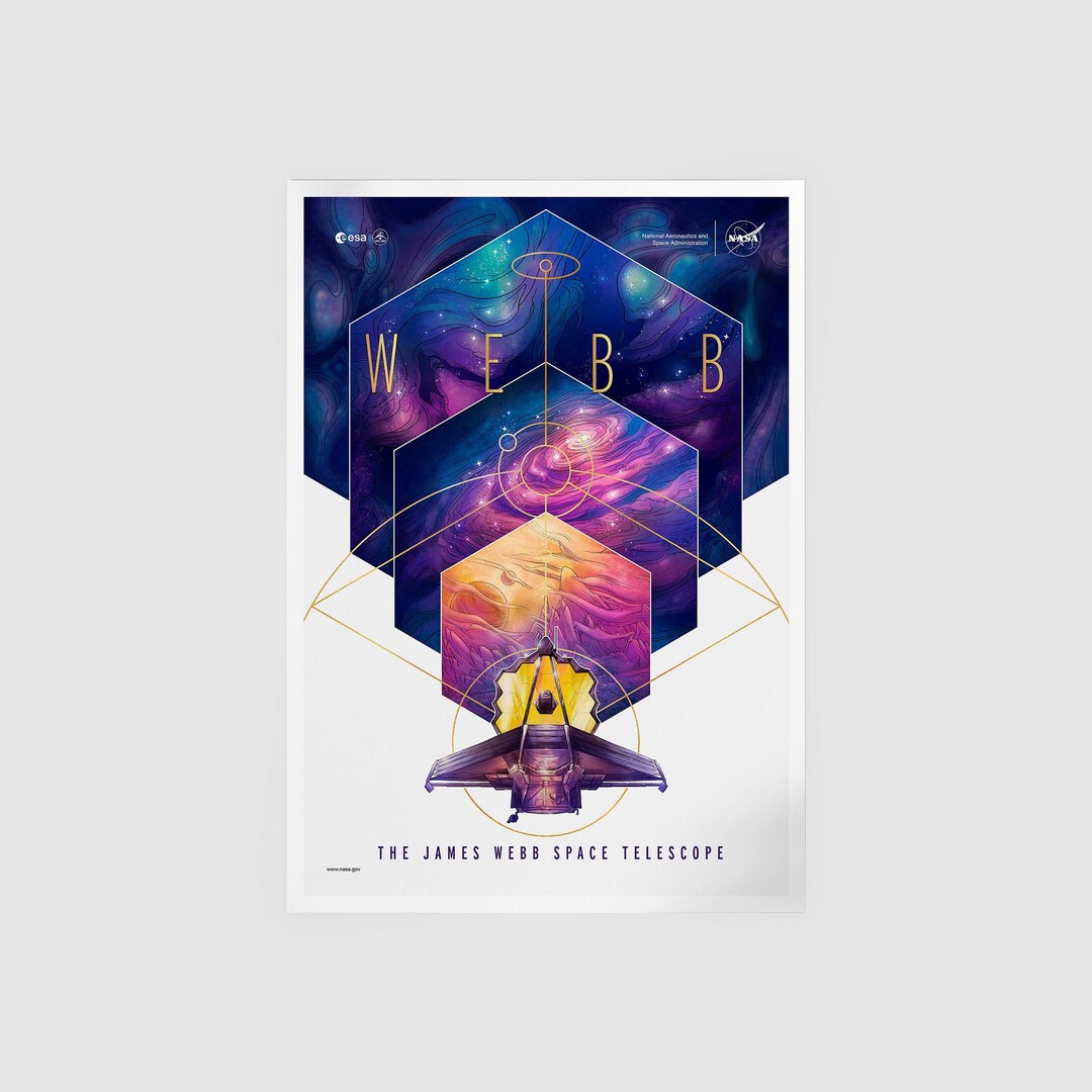 James Webb Space Telescope Poster - Etsy