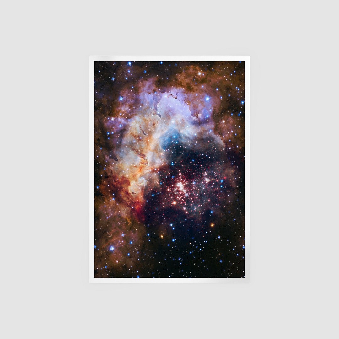 Westerlund 2 Cluster Poster | Astro Photograpy Poster Print (hubble ...