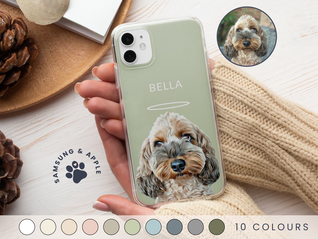 Custom Pet Phone Case Using Pet Photo + Name Custom Dog Phone Case Custom Cat Phone Case ...