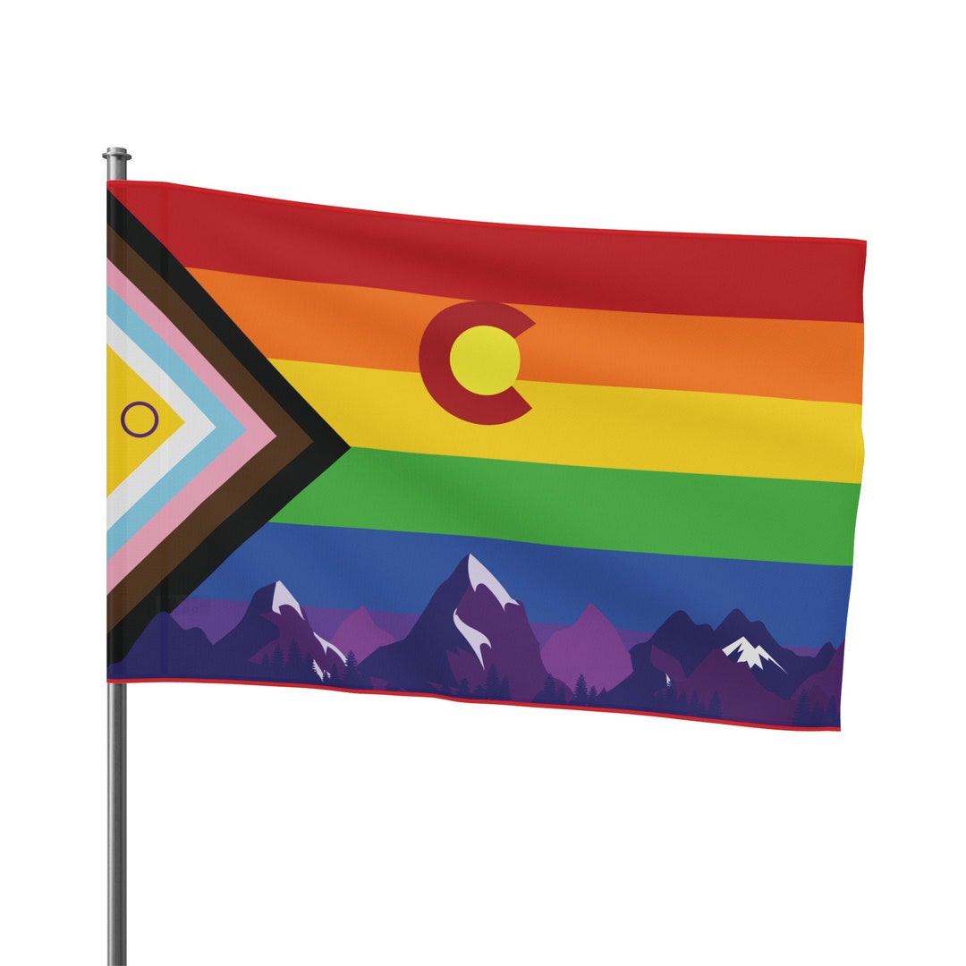 Pride Flag Colorado Pride Flag LGBTQ Gay Pride - Etsy