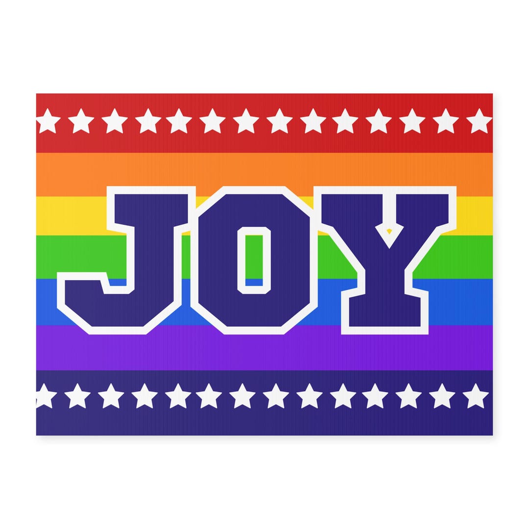 Kamala Harris Yard Sign Joy Harris Walz for President Sign Stop Project ...