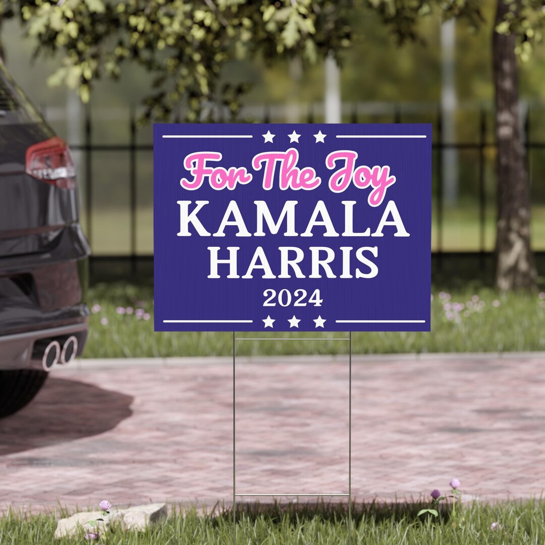 Kamala Harris Sign Harris Walz for President Kamala Joy Harris Walz ...