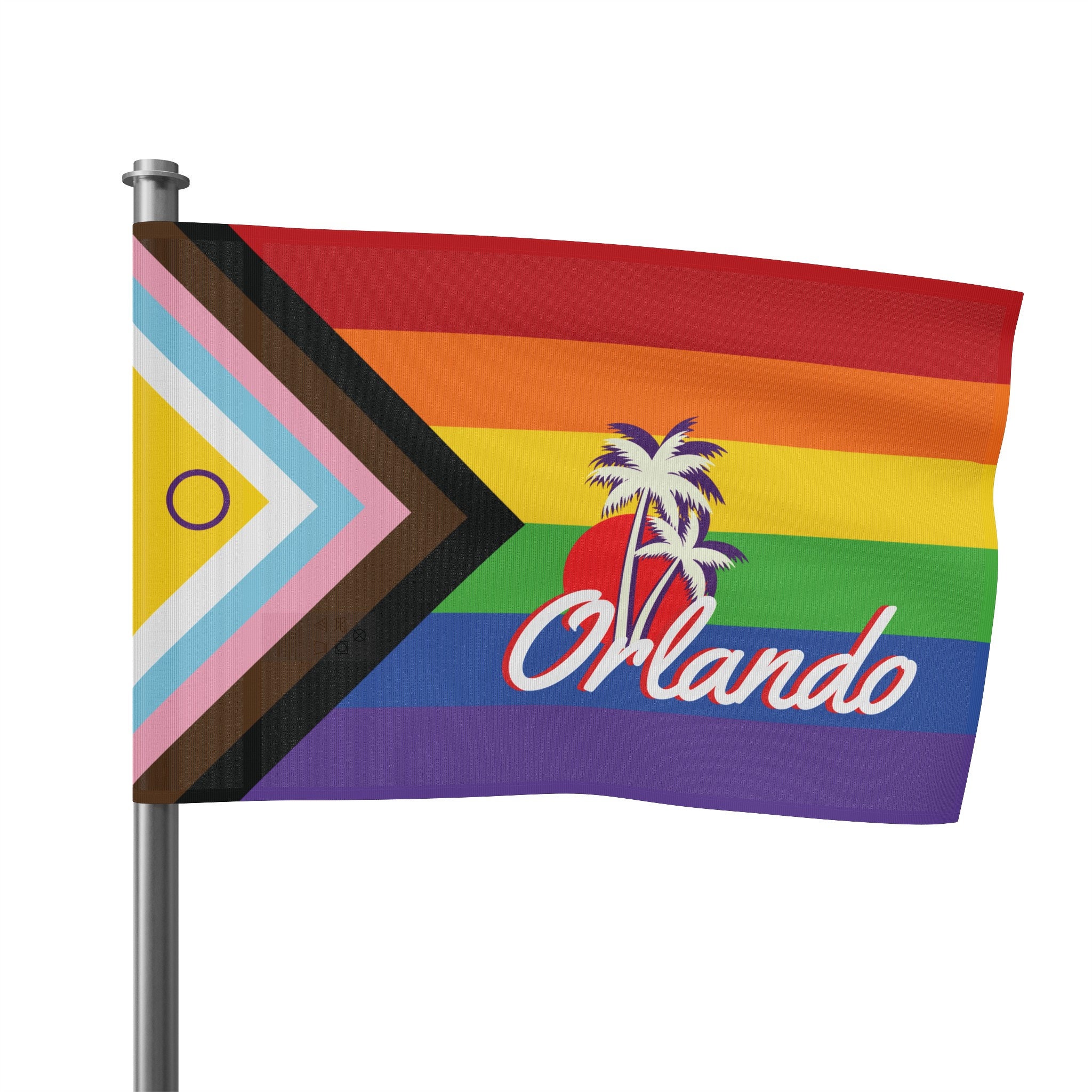 Pride Flag Orlando Florida Pride Gay Pride Flag LGBTQ Pride Flag ...