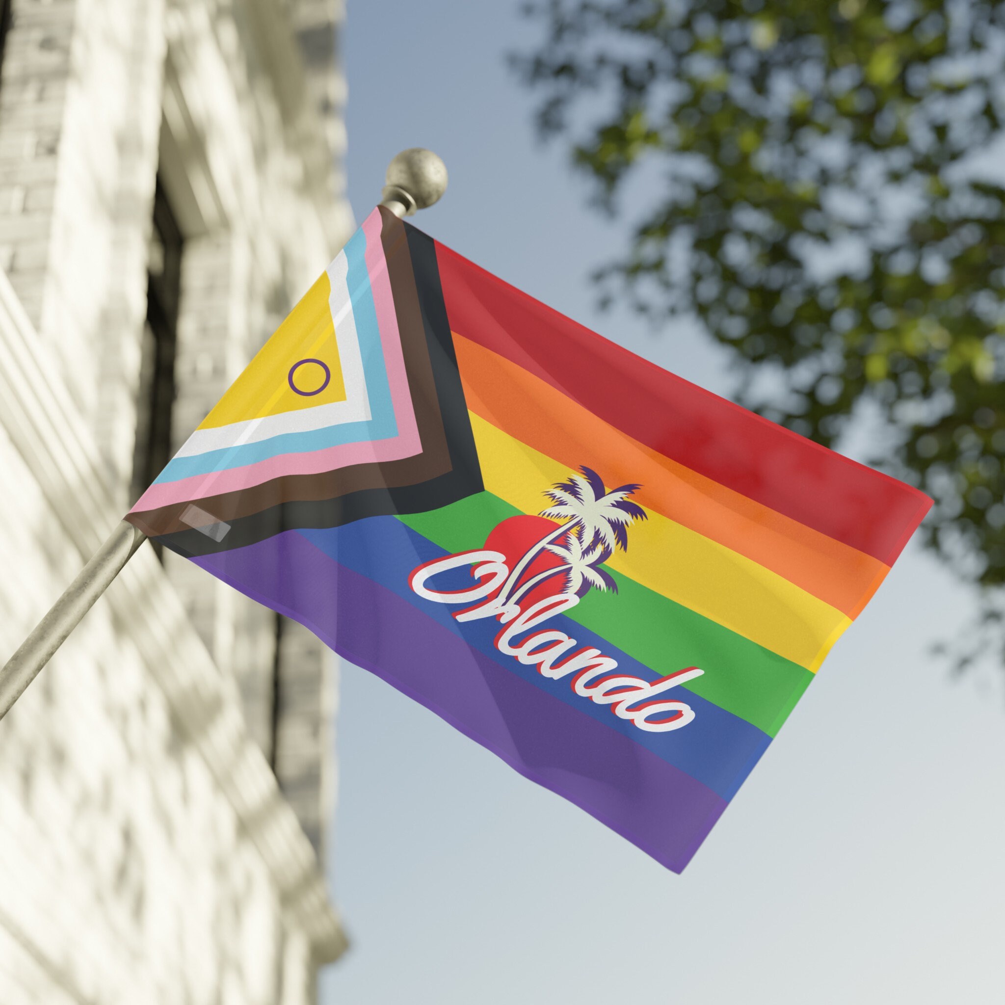 Pride Flag Orlando Florida Pride Gay Pride Flag LGBTQ Pride Flag ...