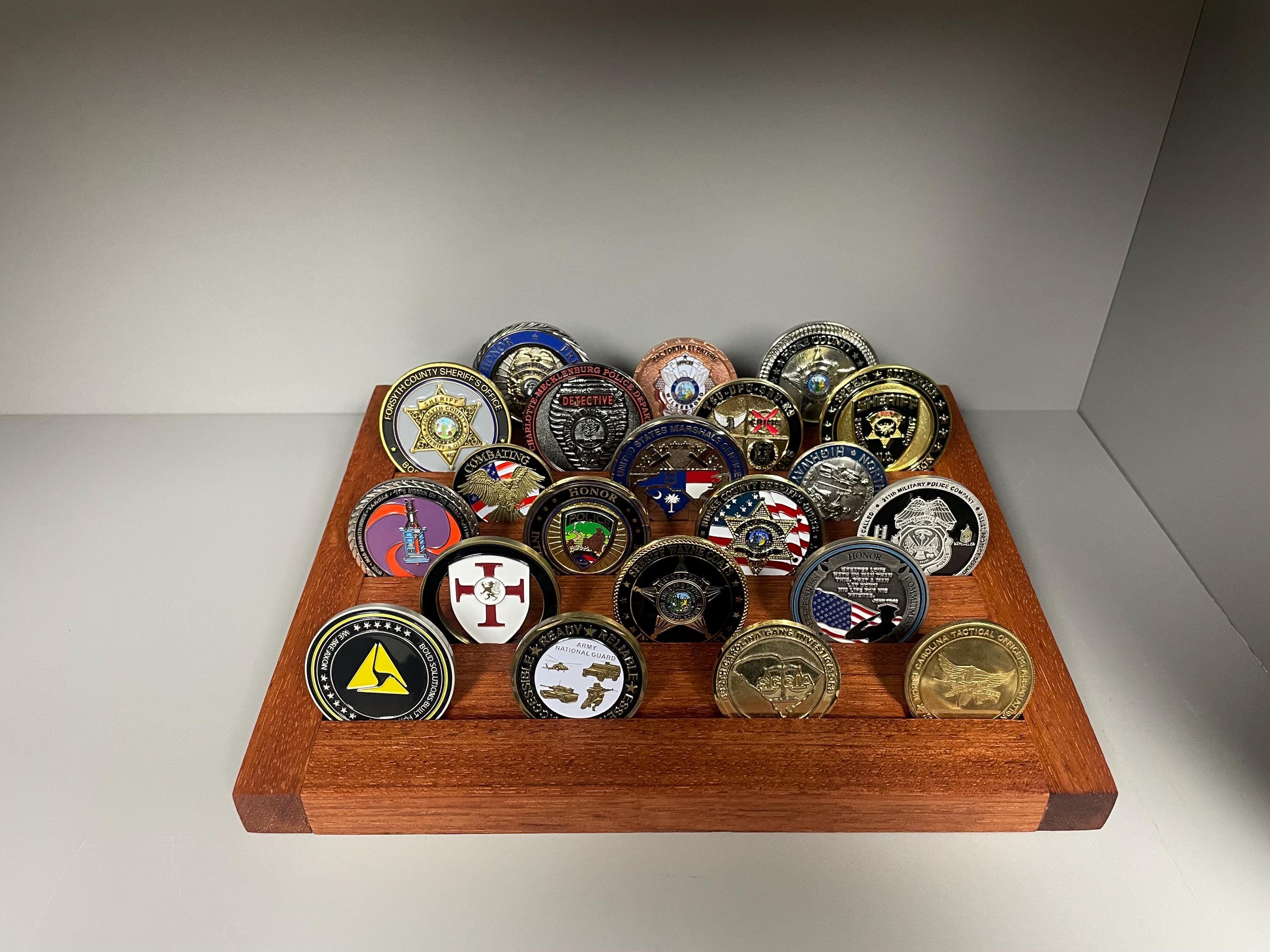 Challenge Coin Display - Etsy