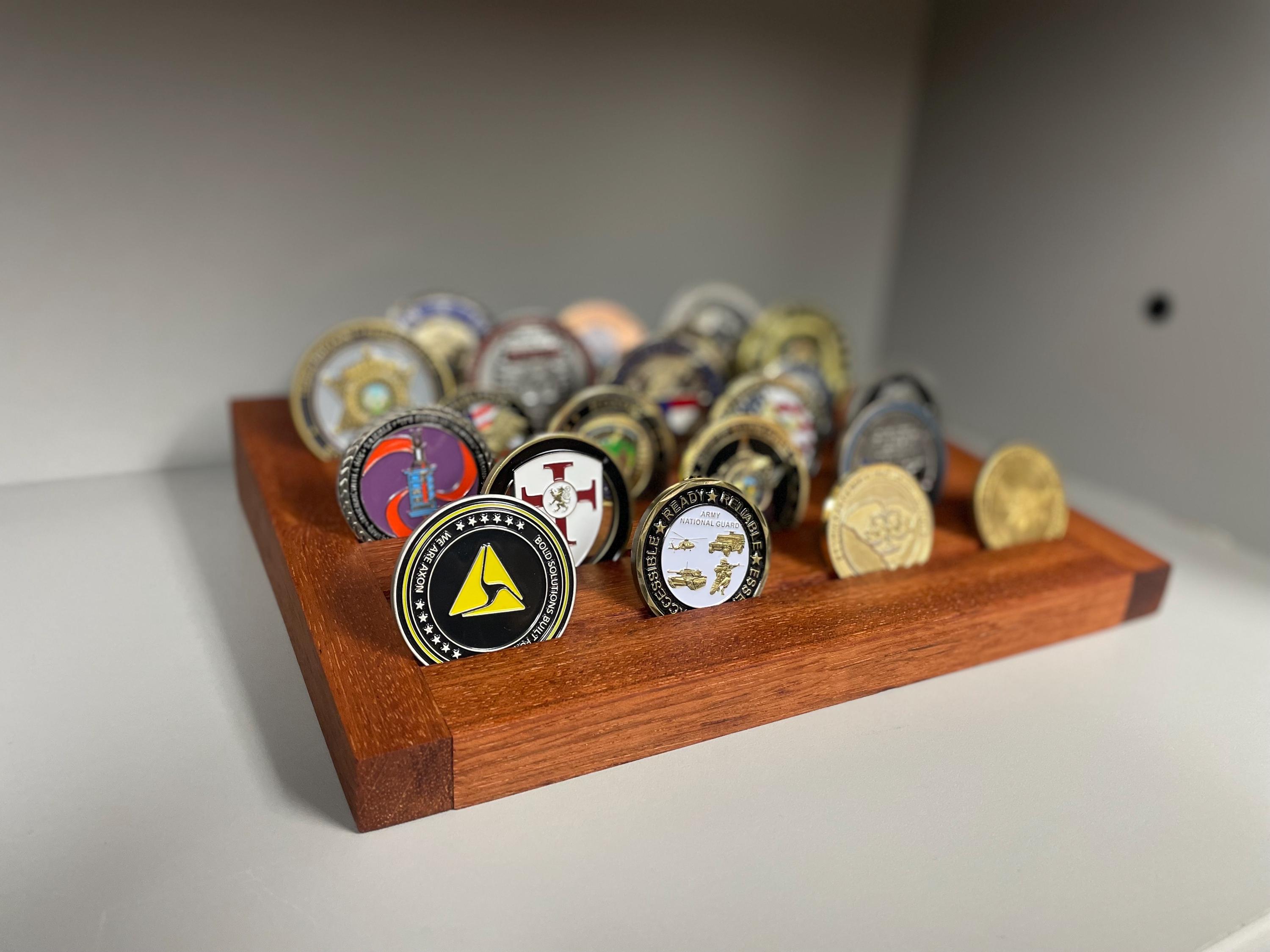 Challenge Coin Display - Etsy