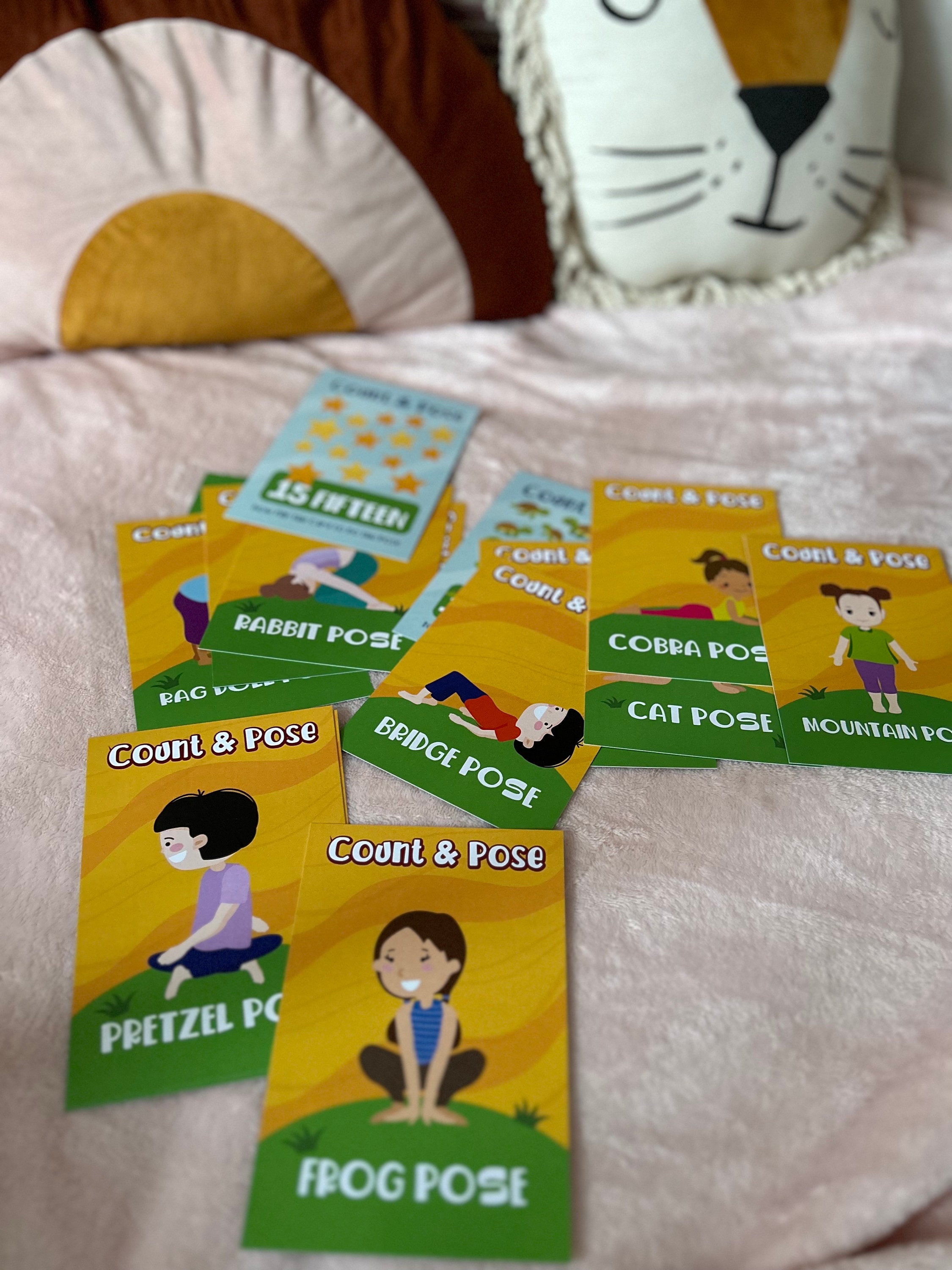 Kids Yoga Poses, Counting Practice Printable, Preschool Math, Yoga ...