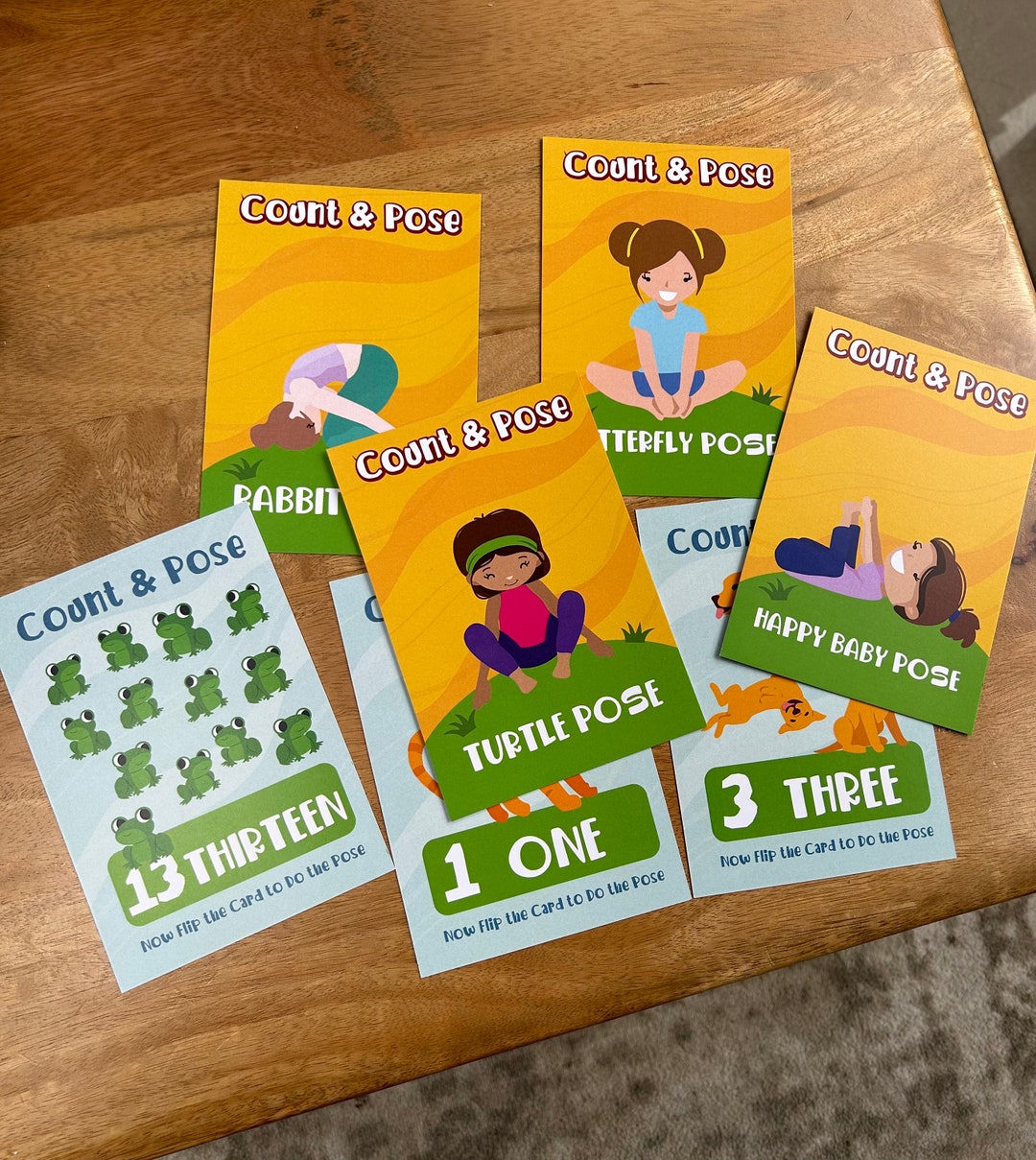 Kids Yoga Poses, Counting Practice Printable, Preschool Math, Yoga ...