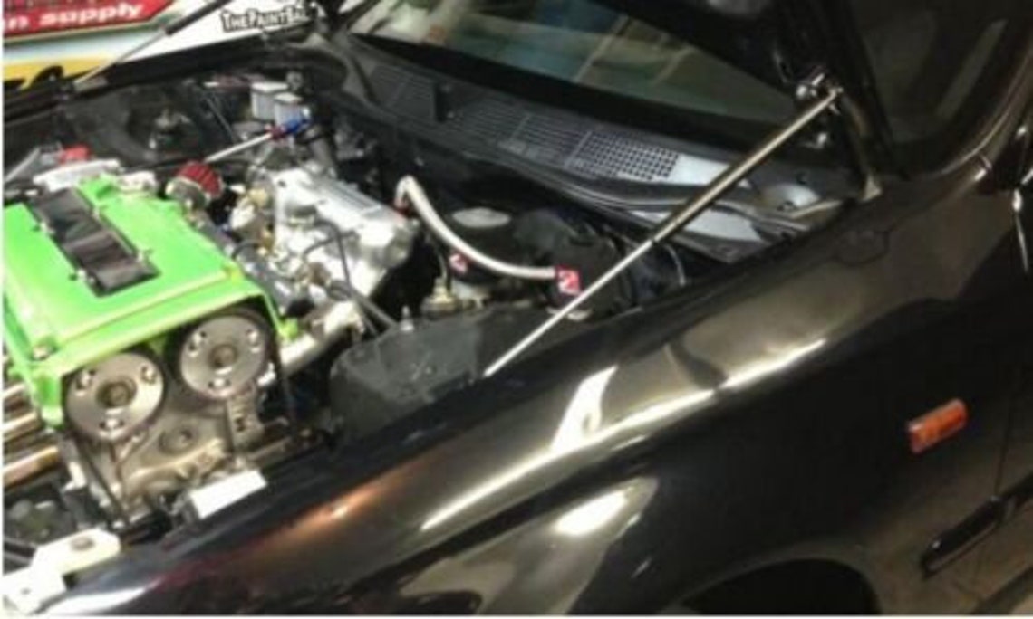 Front Hood Gas Shock Strut Damper Support for Civic EK EK4 EK9 96-00 ...