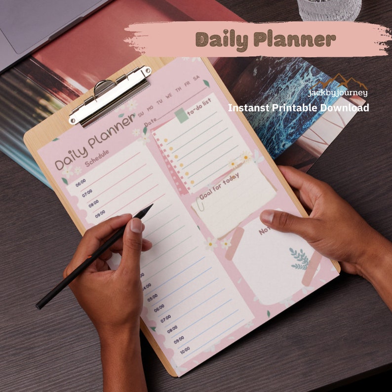 24 Hour Planner,24 Hour Daily Planner Printable,daily Planner Printable ...