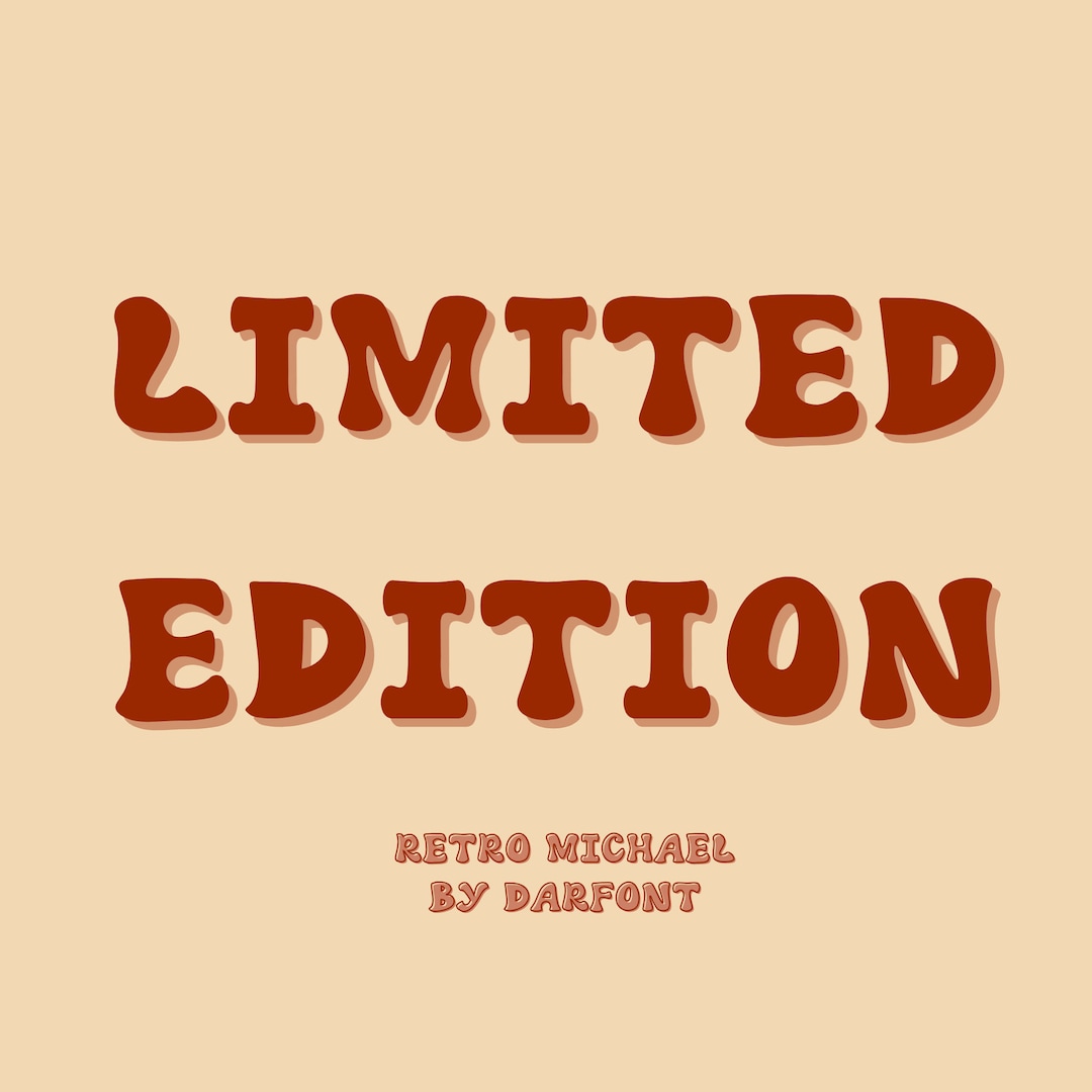 Retro Font, Cool Retro Font, Cute Retro Font, Groovy Font, Logo Font ...