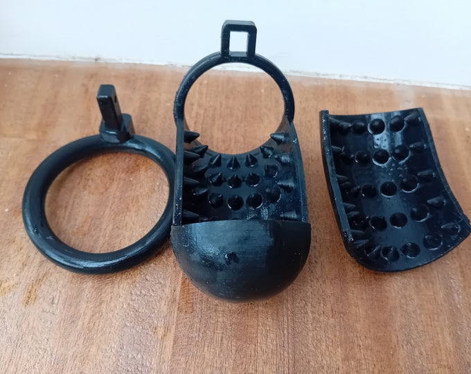 Iron Maiden Spiked Male Chastity Cage Etsy