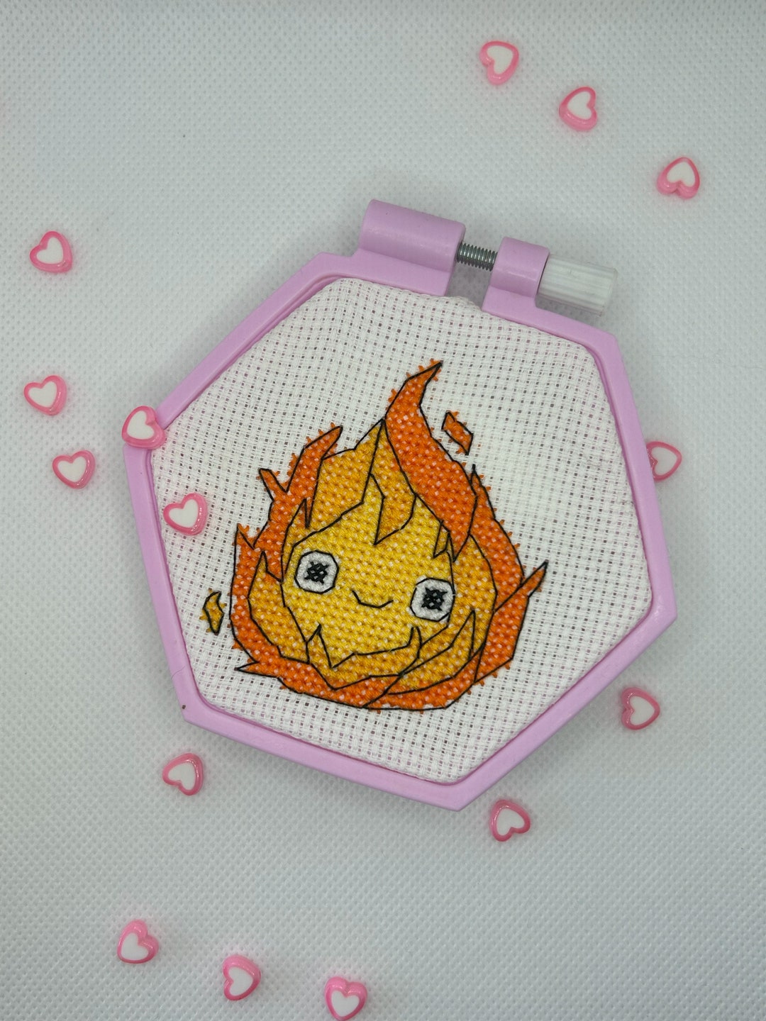 Cross Stitch Pattern Calcifer PDF, Easy Instant Download, Tote Bag ...