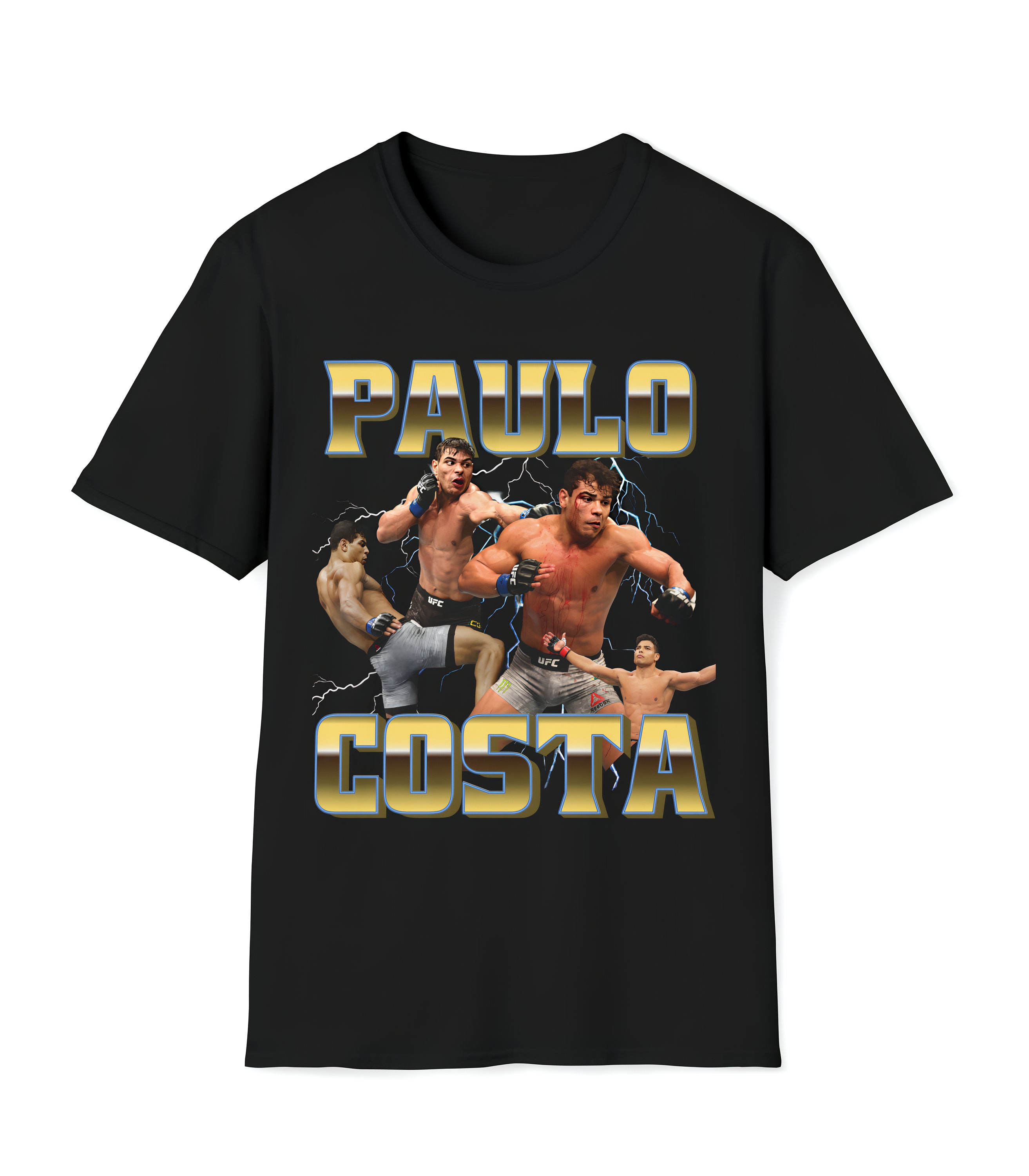 Retro 90s UFC Shirt, Paulo Costa Vintage Tshirt and Sweatshirt, MMA ...