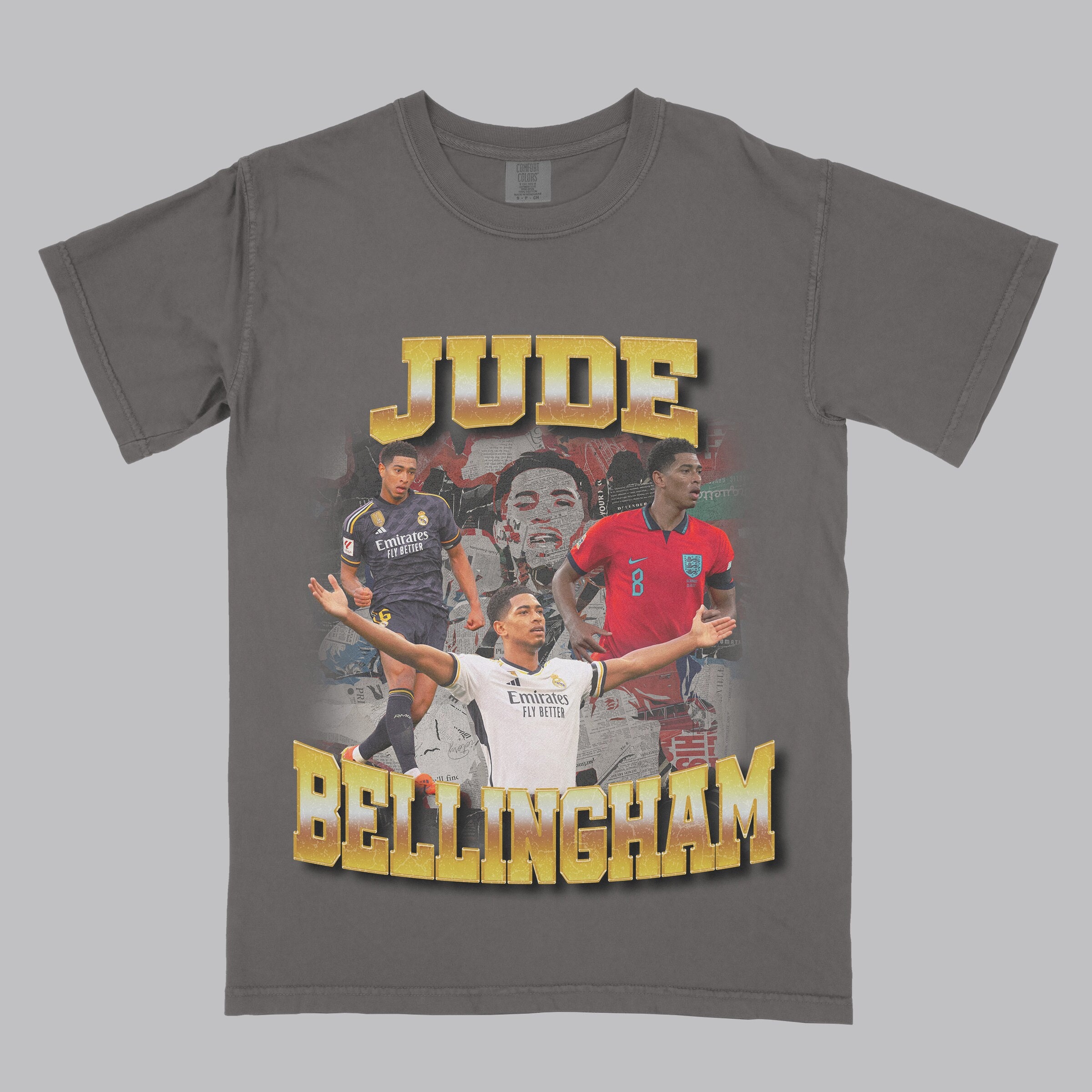 Jude Bellingham Vintage Shirt, Retro Football Shirt, Vintage Soccer ...