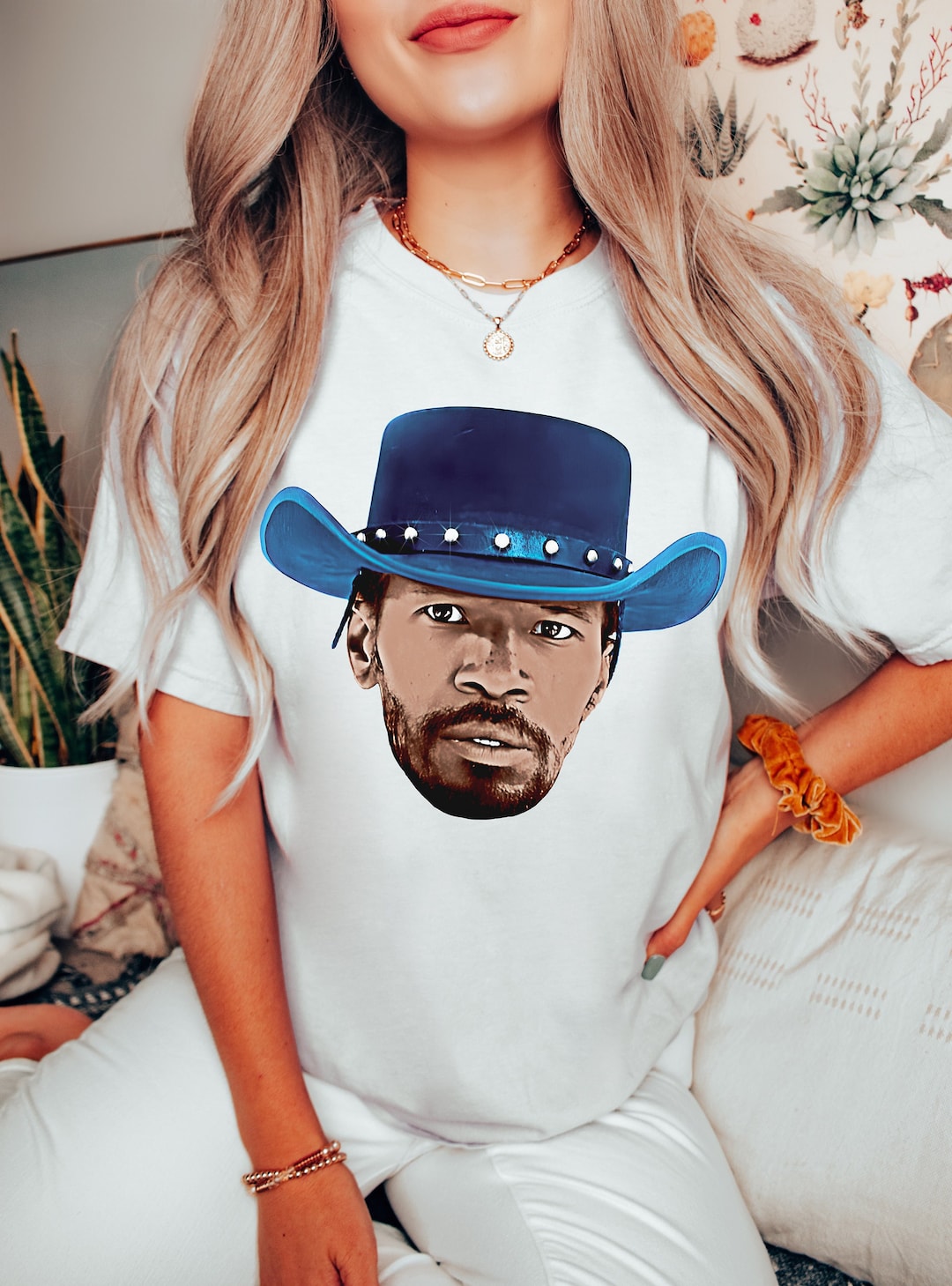 Retro Western Streetwear Rap Tee, Comfort Colors T-shirt, Big Head ...