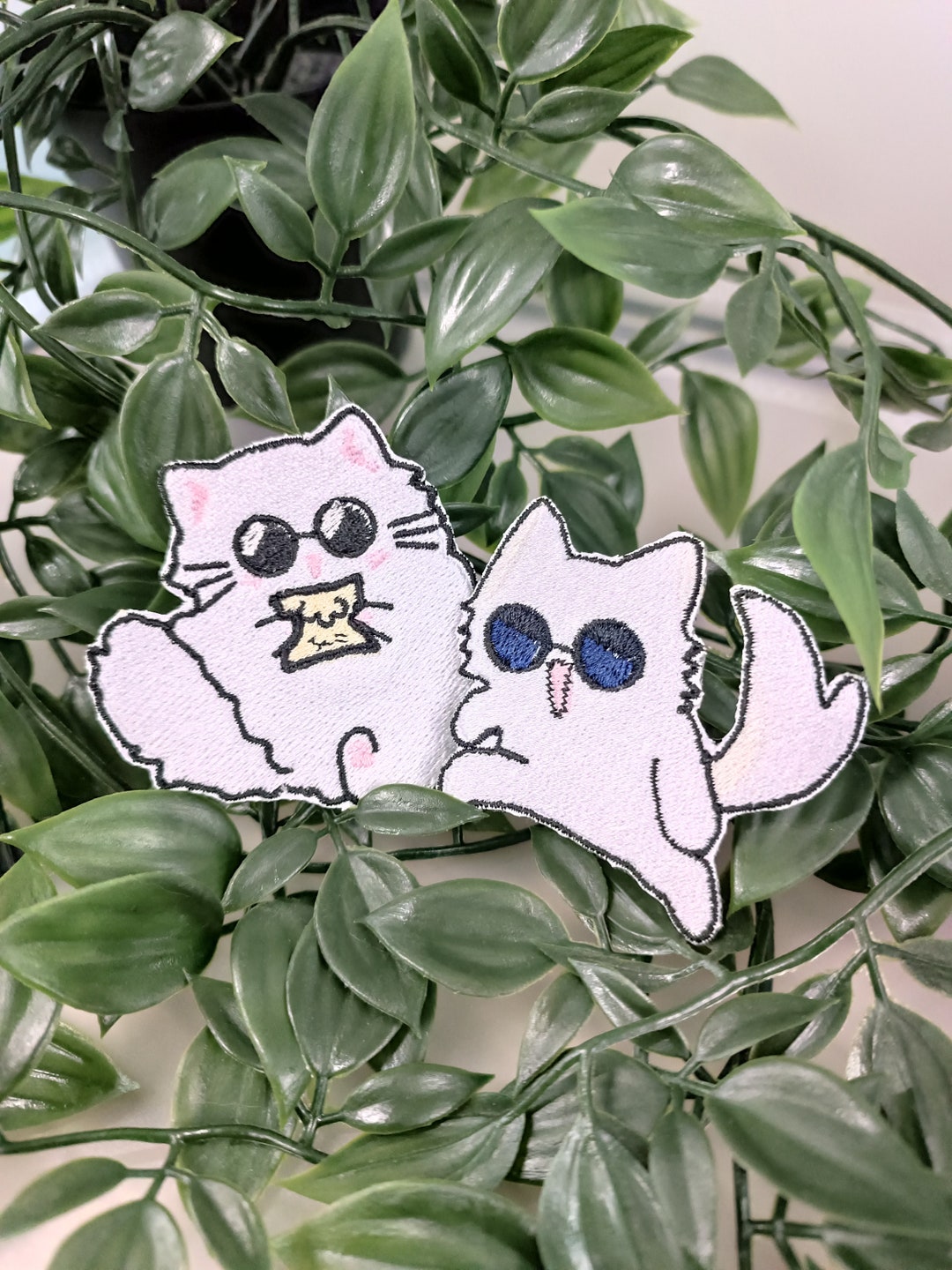 Gojo Cat Embroidery Patch, Anime Patch - Etsy