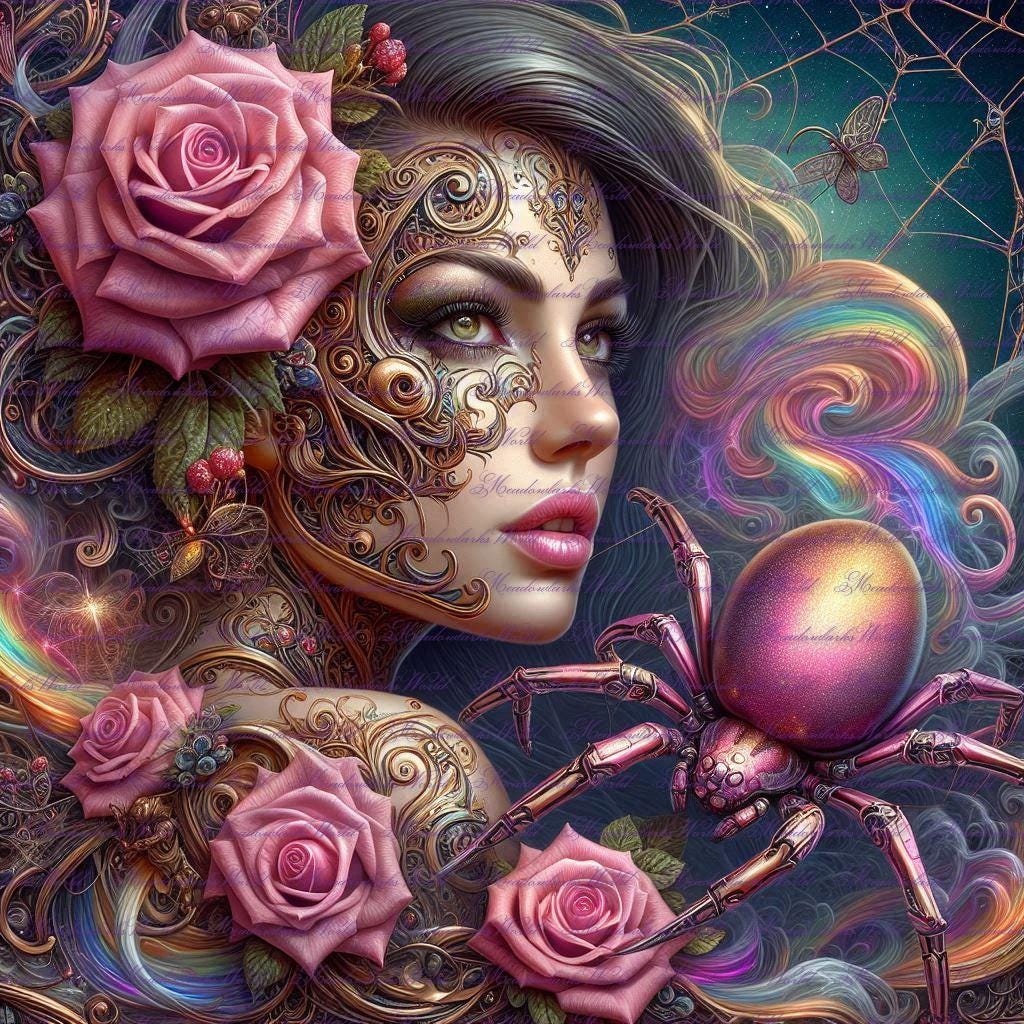 Woman Spider, Woman Spider Digitals, Woman Spider Clipart, Spider ...