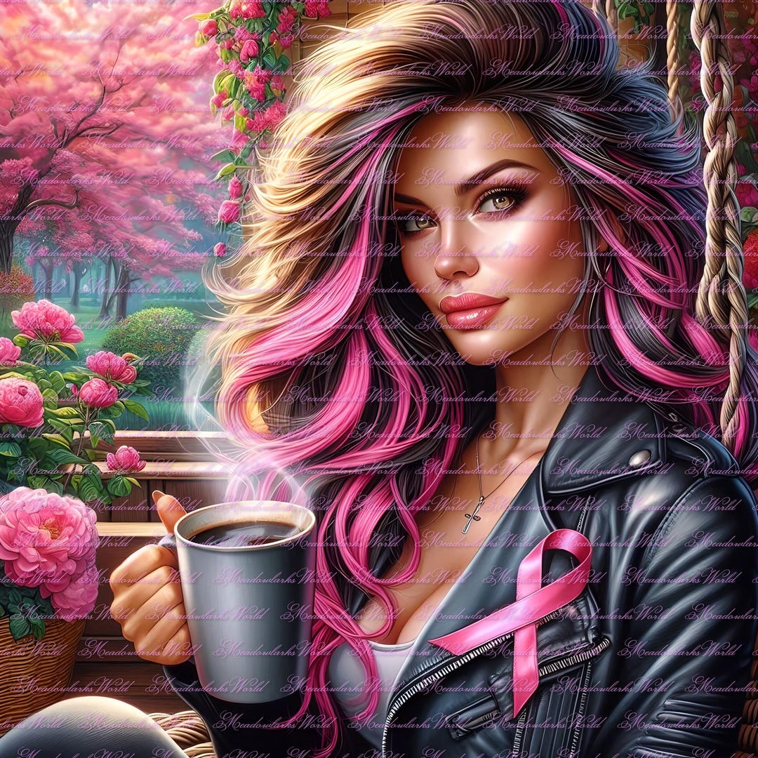 Breast Cancer Awareness Clipart. Women in Pink, Pink, Digital Clipart ...