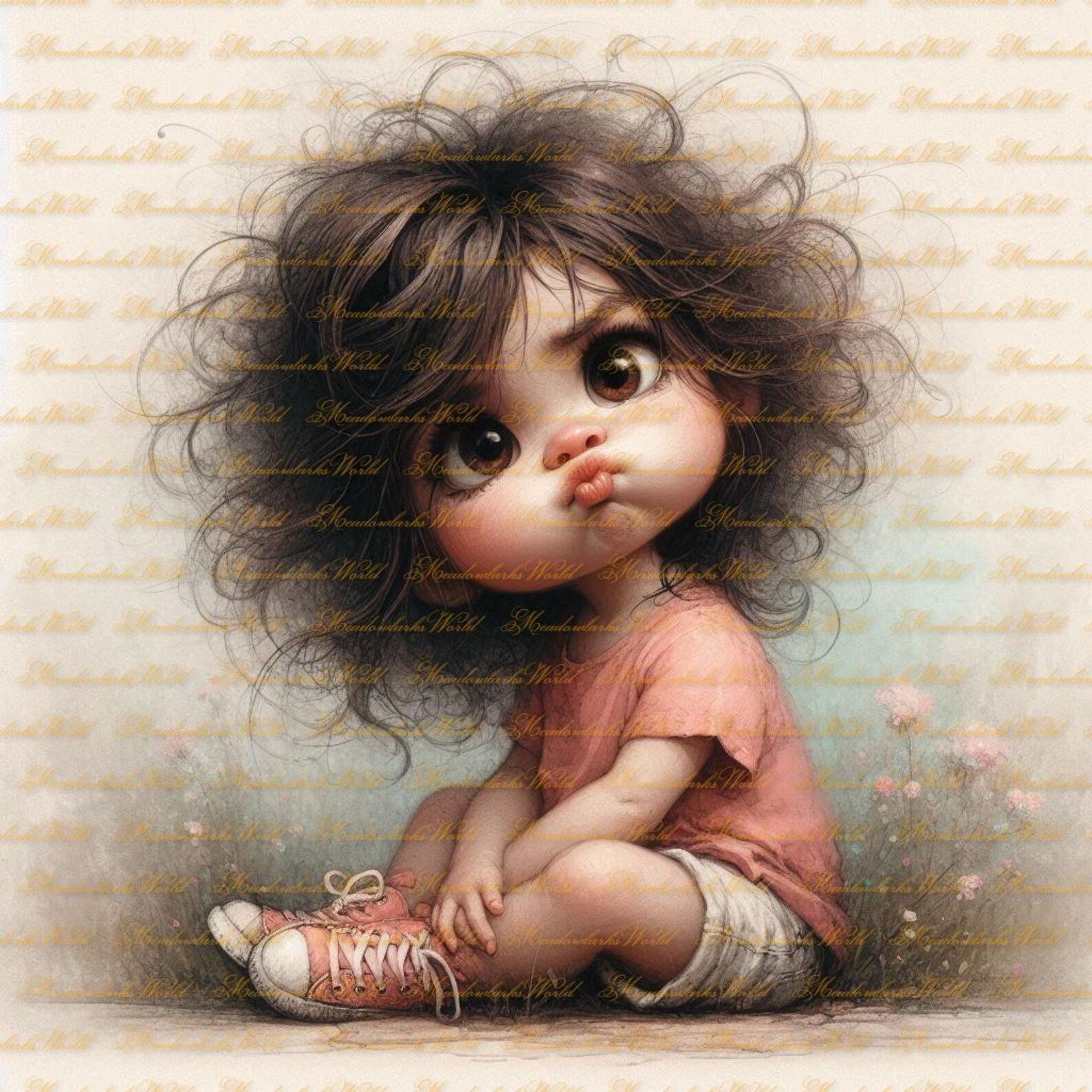 Little Girl Clipart, Cute Girl Clipart, 5 Digital Girly Clipart ...