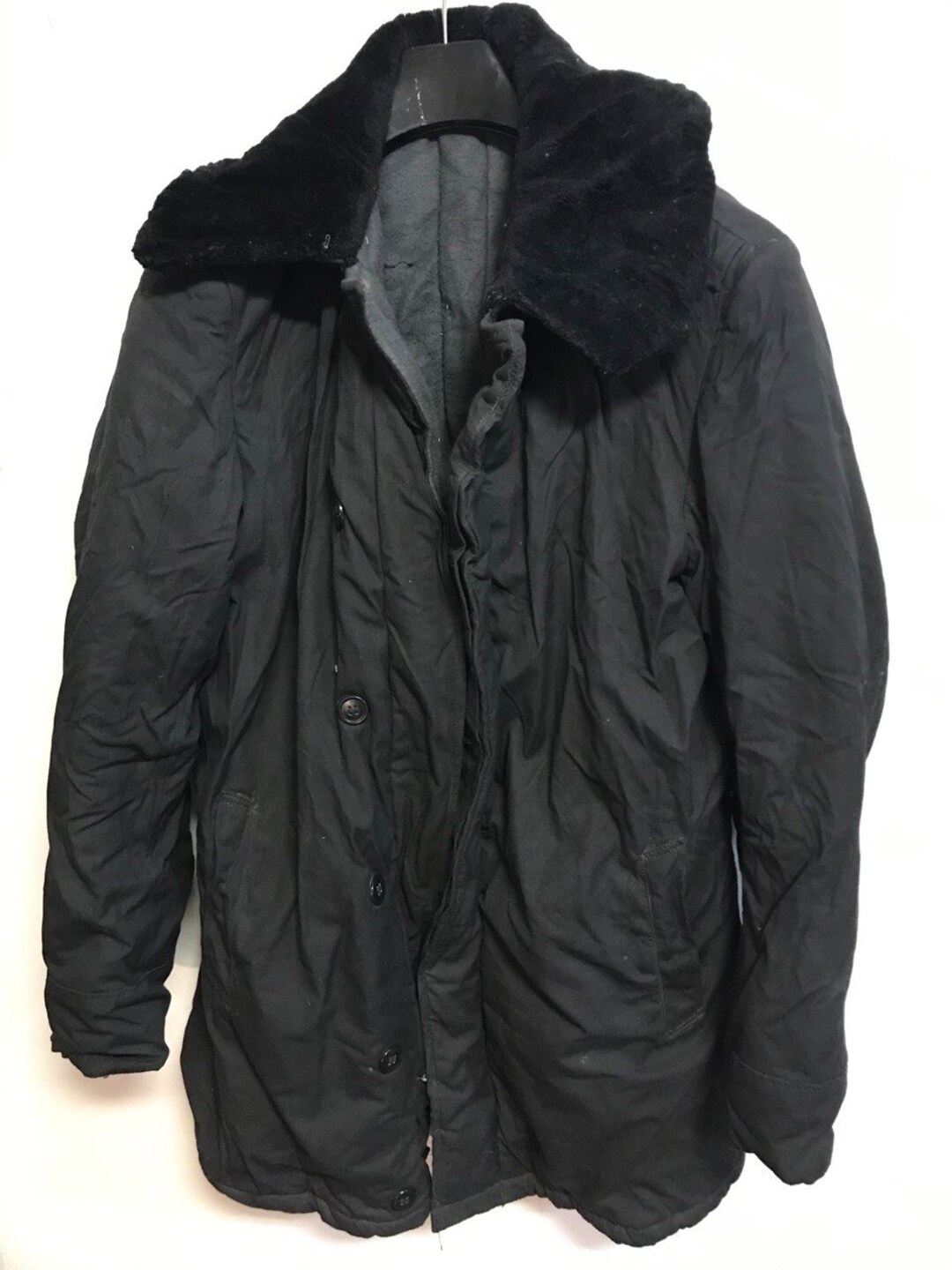 Russian Army VMF Black Bushlat Winter JACKET USSR Marine Corps - Etsy