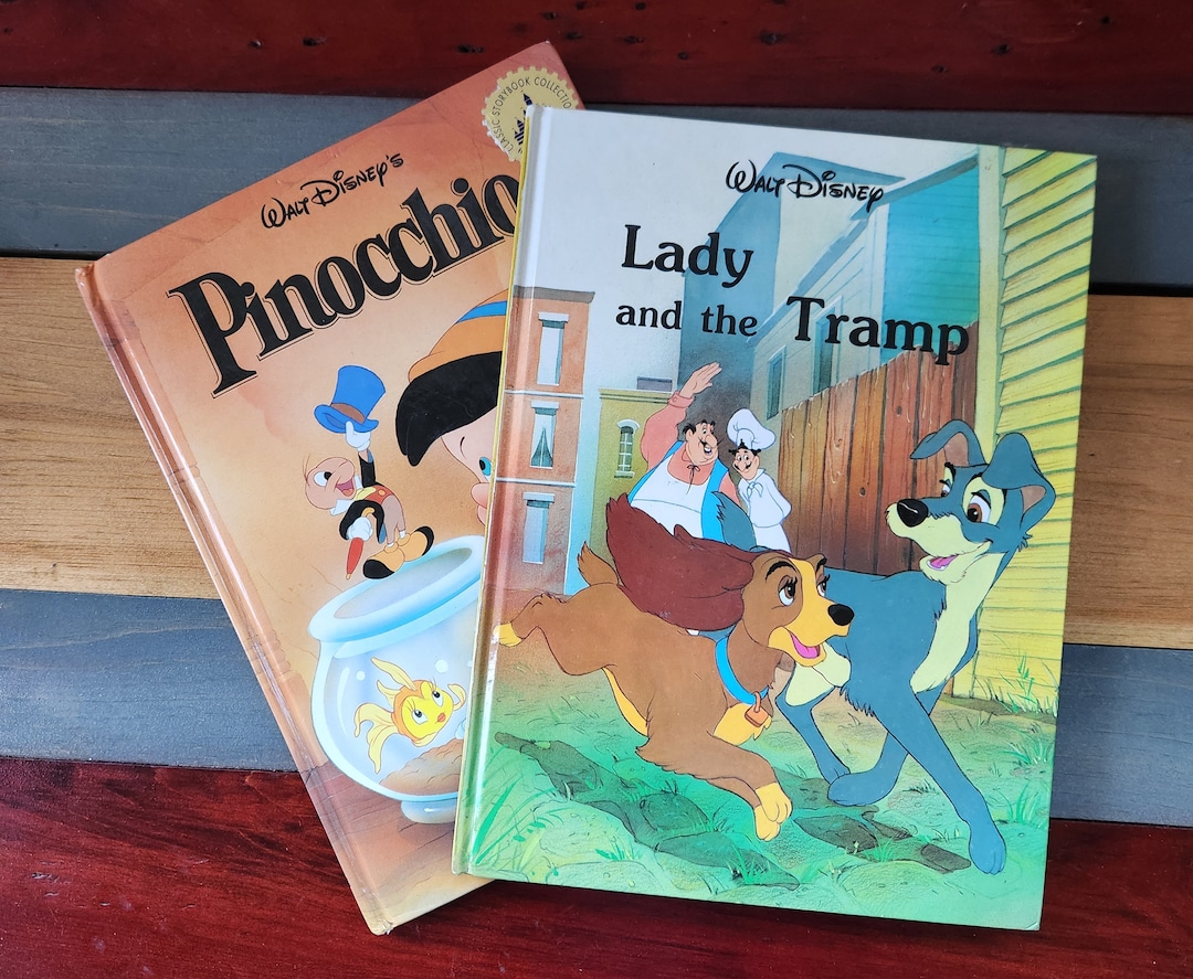 Vintage Walt Disney Children's Book Set of 2 - Etsy