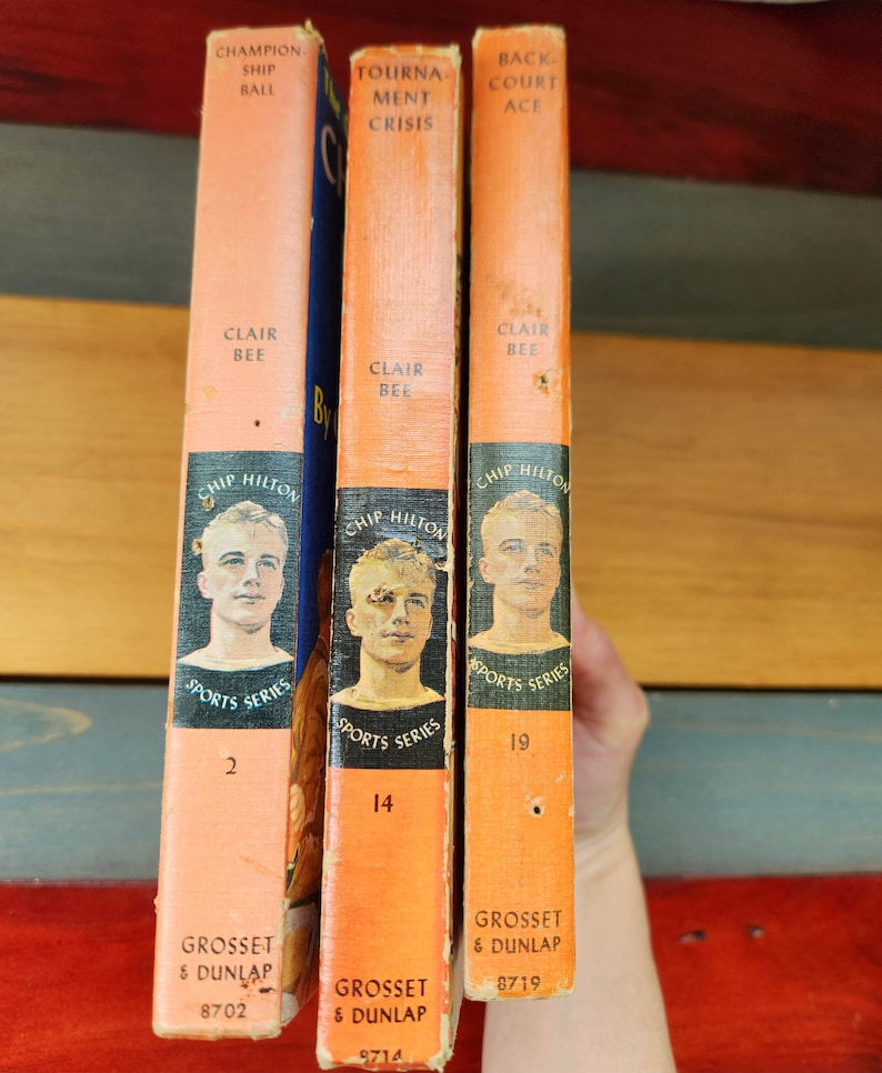 Chip Hilton Sports Series Basketball Books by Clair Bee - Etsy
