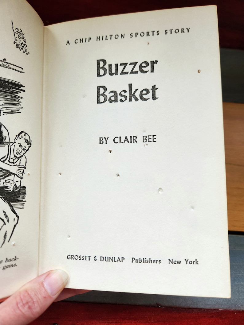 Chip Hilton Sports Series Basketball Books by Clair Bee - Etsy