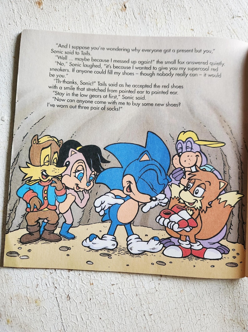 Vintage Sonic the Hedgehog Sonic's Shoes Blues 1993 Sega - Etsy