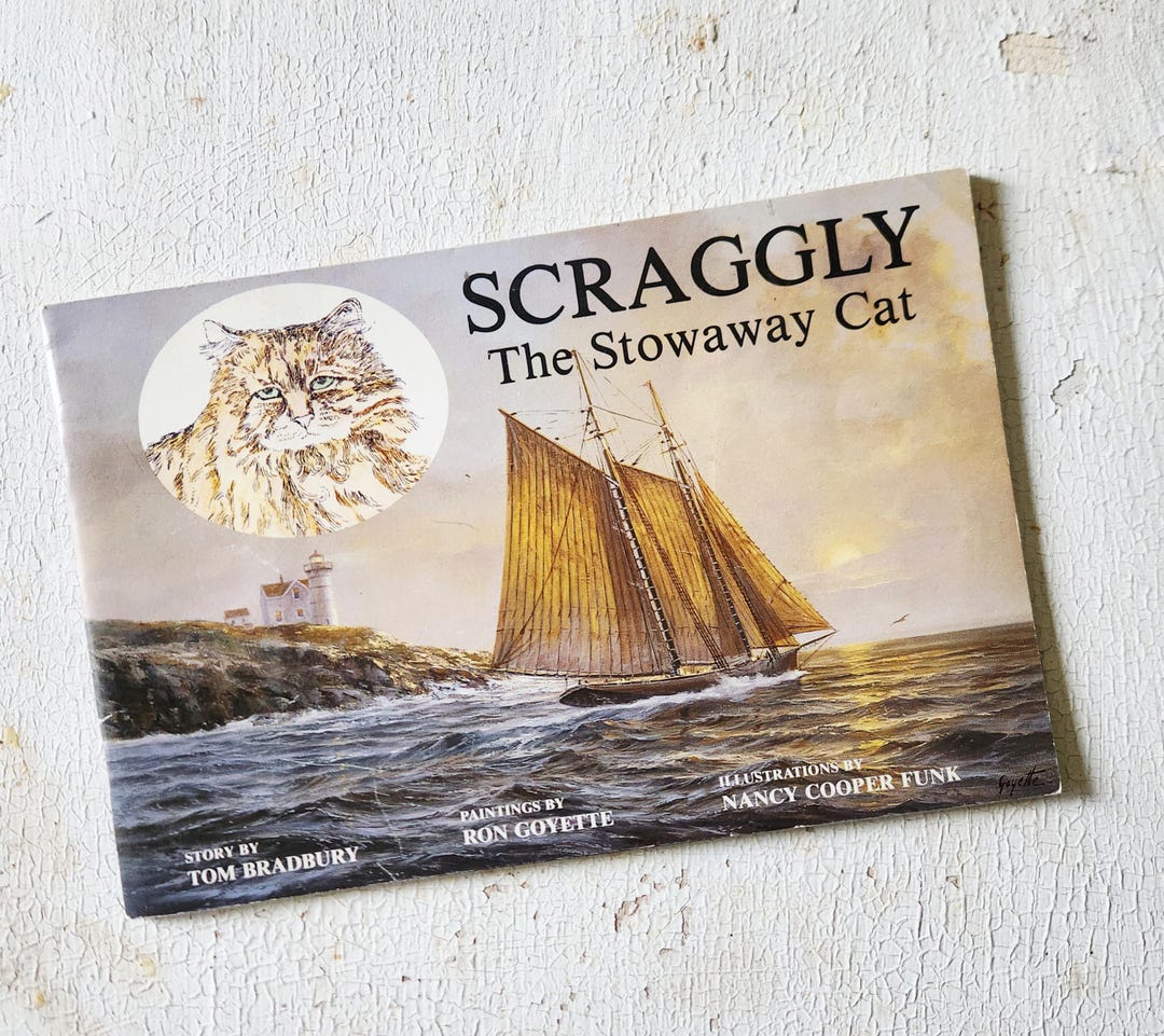 Scraggly the Stowaway Cat 1986 by Tom Bradbury - Etsy