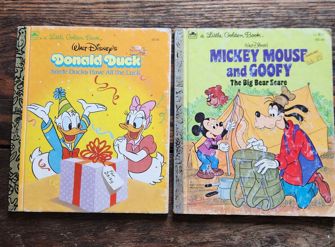 Walt Disney Little Golden Book - Etsy