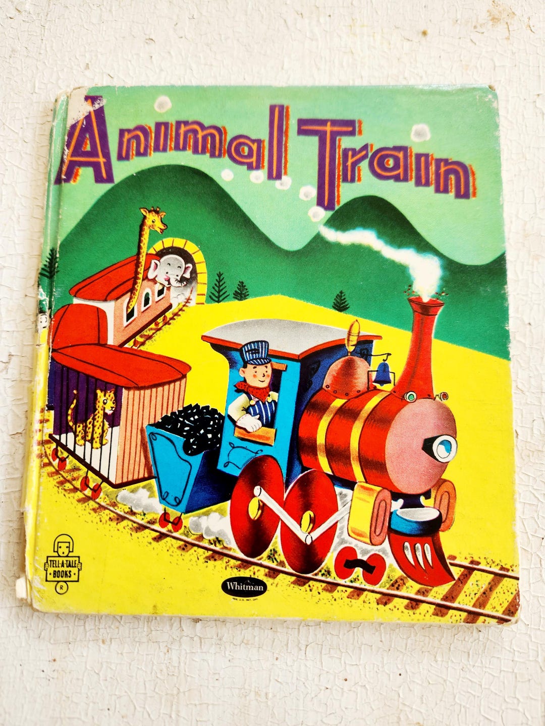 Animal Train, a Tell a Tale Book by Elizabeth Roberts 1952 - Etsy