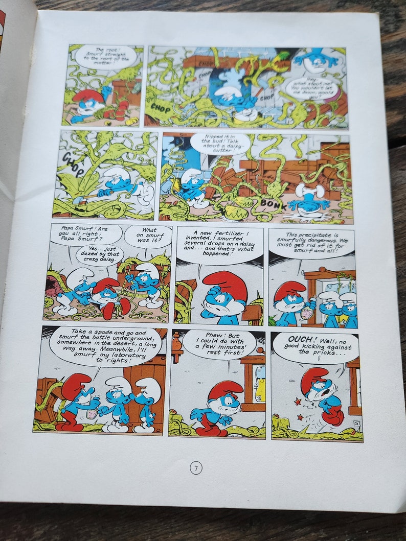 1980 the Smurfs and the Howlibird - Etsy