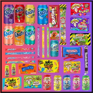 Build Your Own American Sweets Box - Etsy