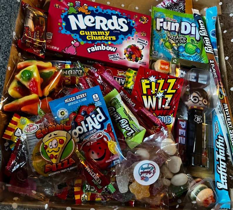 American Sweets Mystery Pizza Box - Etsy