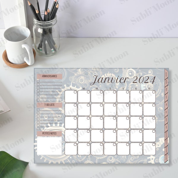 2024 Steampunk Calendar - Etsy