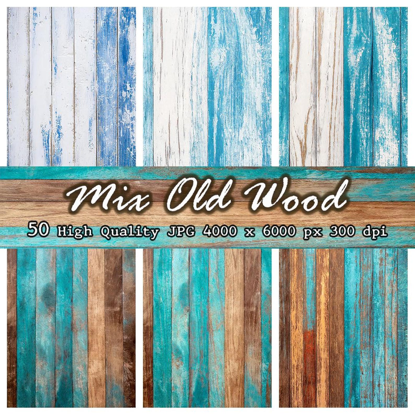 50 Rustic Wood Texture Digital Papers (digital Download) - Etsy