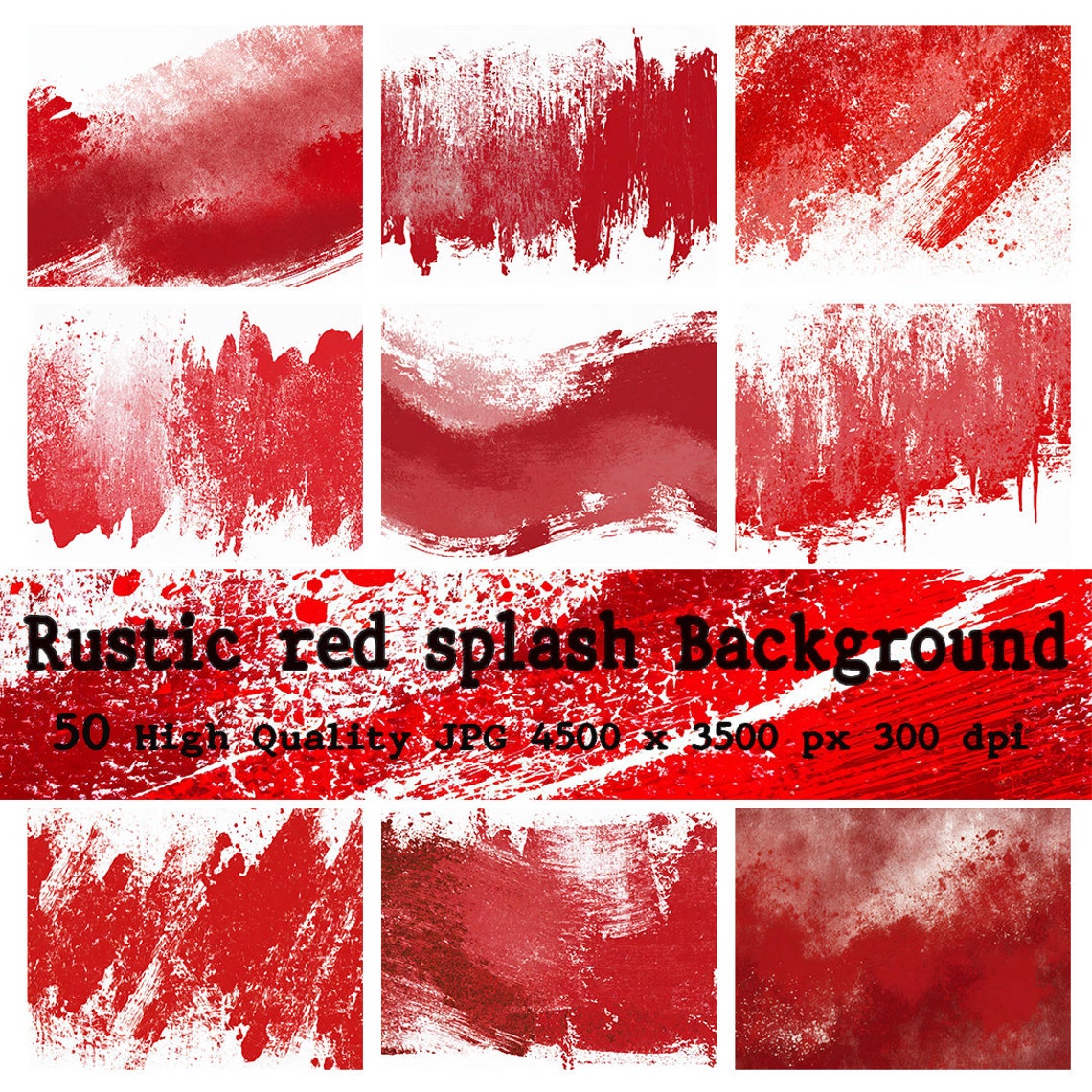 50 Rustic Red Splash Background , High Quality JPEG 4500x3500px 300 Dpi ...