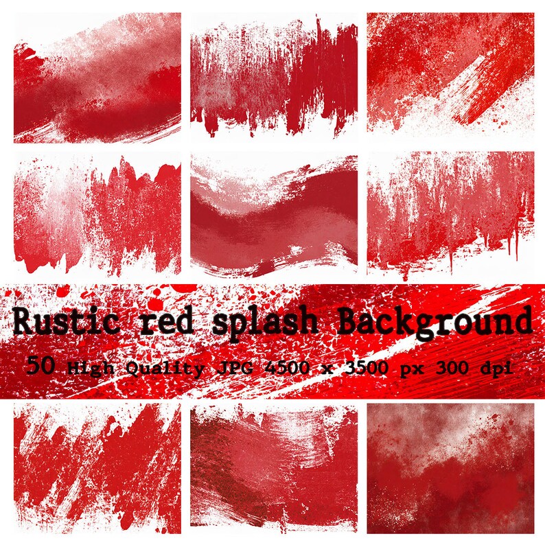 50 Rustic Red Splash Background , High Quality JPEG 4500x3500px 300 Dpi ...