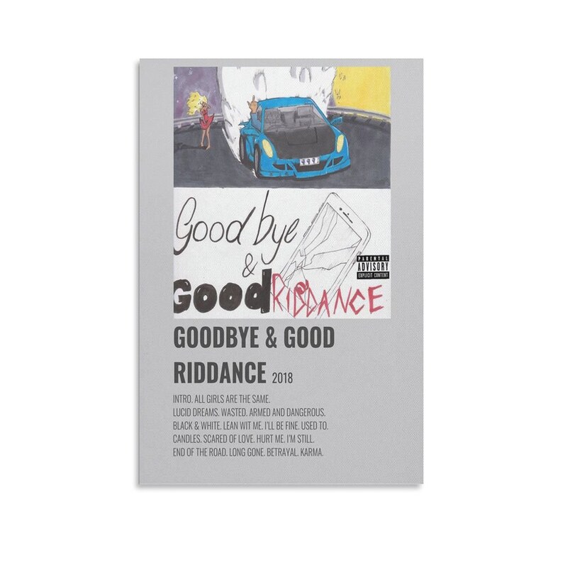 Goodbye & Good Riddance Album Cover Poster Canvas Art Poster and Wall ...