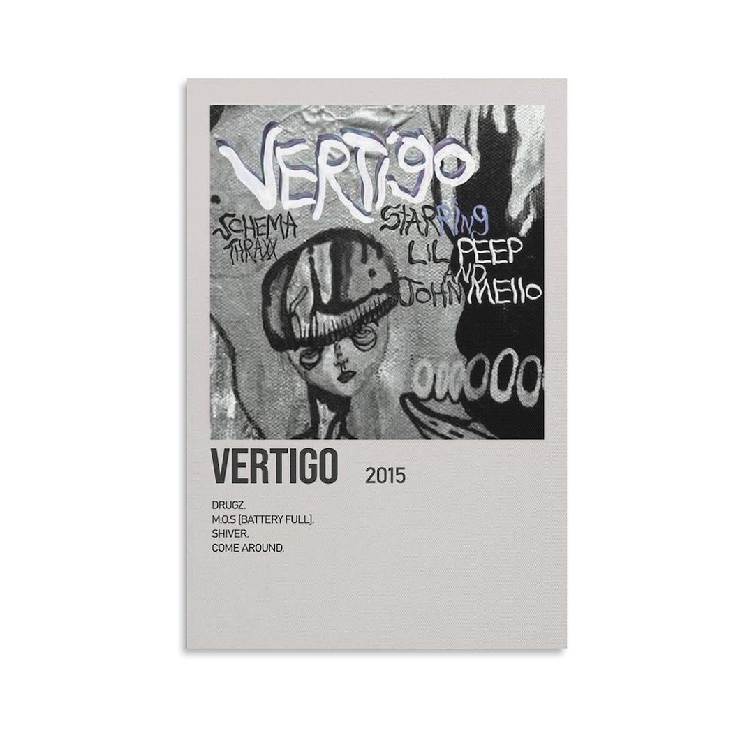 Vertigo by Lil Peep Album Cover Poster Canvas Art Poster and Wall Art ...