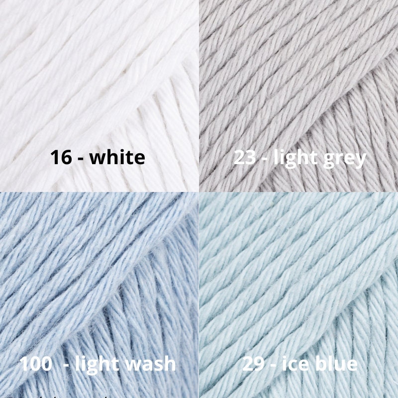 Drops Paris Yarn, 100% Cotton Yarn, Knitting Yarn, Summer Soft Light ...