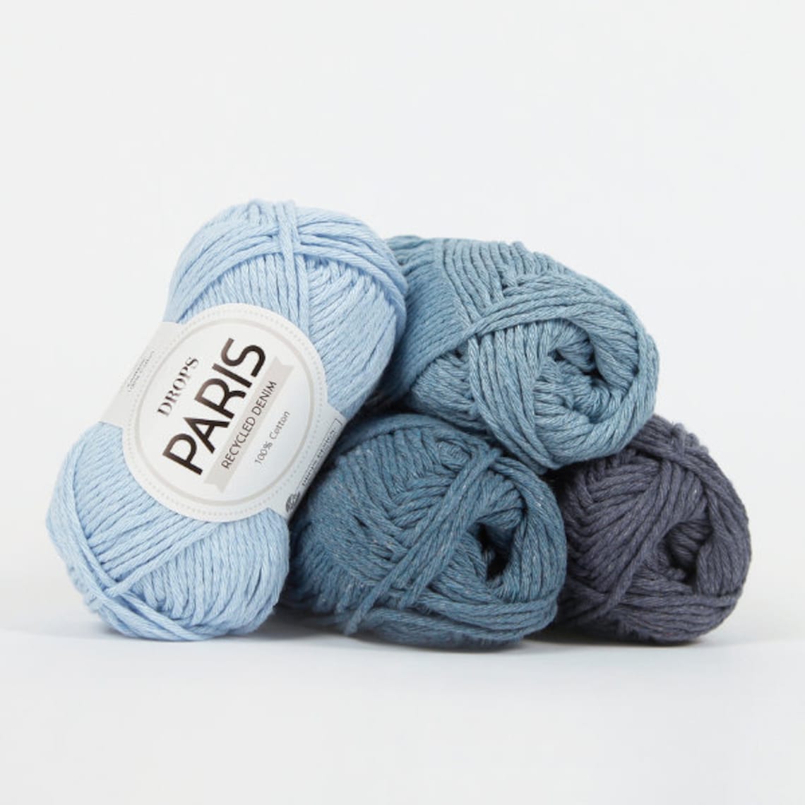 Drops Paris Yarn, 100% Cotton Yarn, Knitting Yarn, Summer Soft Light ...
