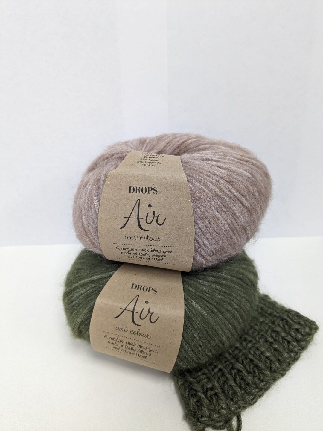 Drops Air Yarn Knitting Yarn Drops Yarn Aran Yarn Worsted Yarn Alpaca ...