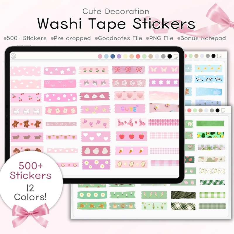 Rainbow Book Washi Tape - Etsy