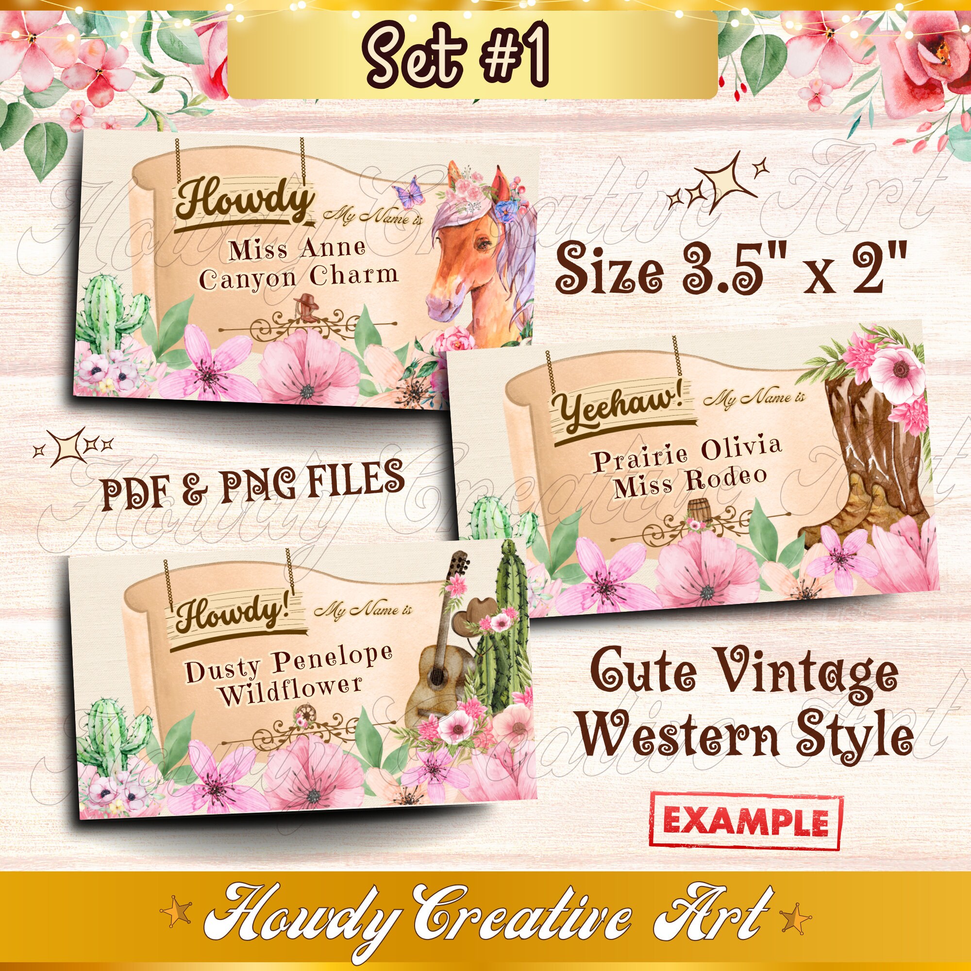 Western Game Printable | What's Your Cowgirl Name for Wild West Party ...