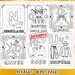Cowboy ABC Coloring Pages Fun Western Baby Shower Activity Pack for ...