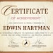 Editable Certificate of Achievement Western Themed | Personalized ...