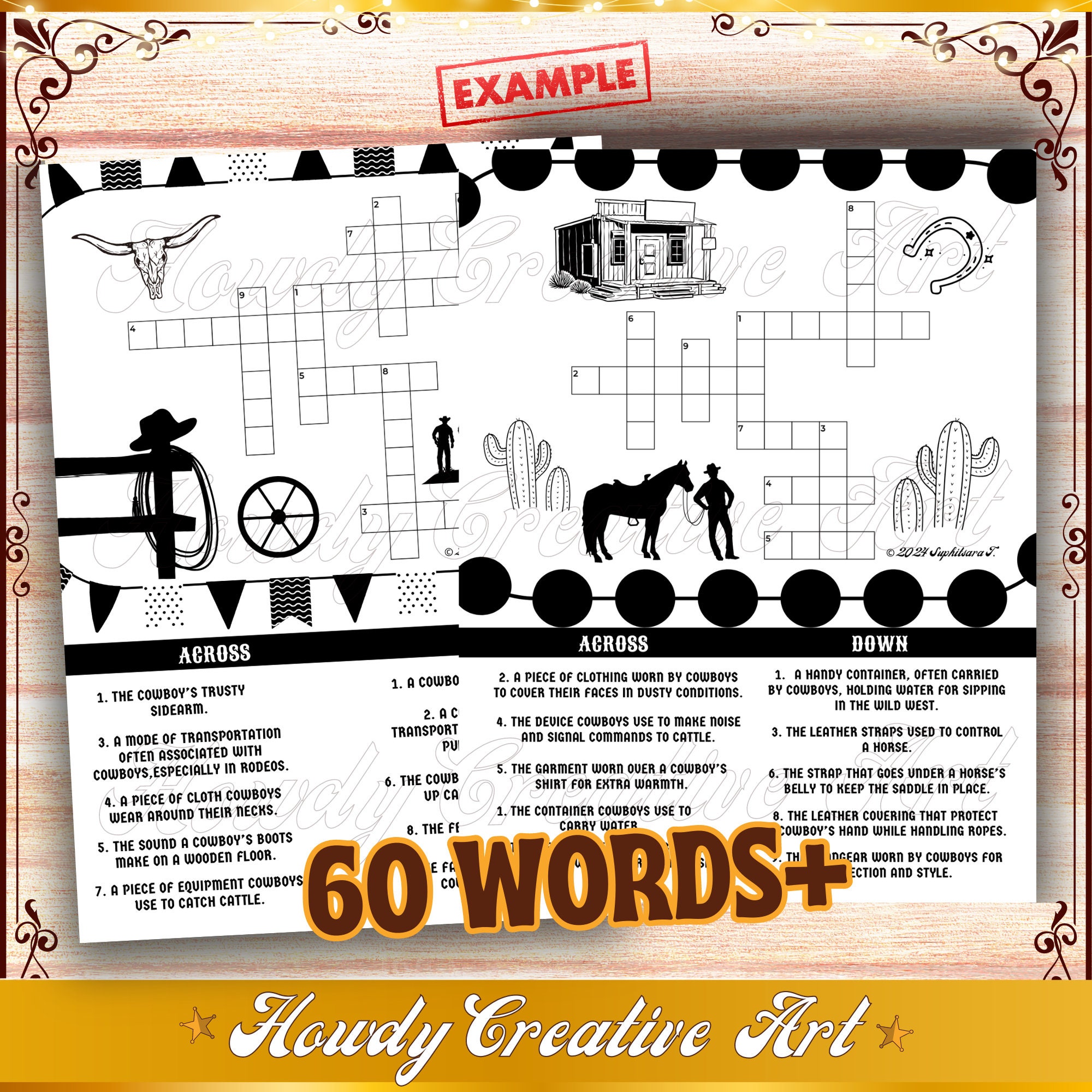 Western Word Game | Fun Cowboy Country Theme Activity Sheets | Wild ...