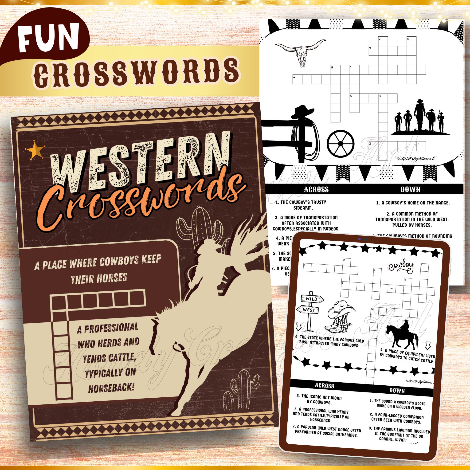 Western Word Game | Fun Cowboy Country Theme Activity Sheets | Wild ...